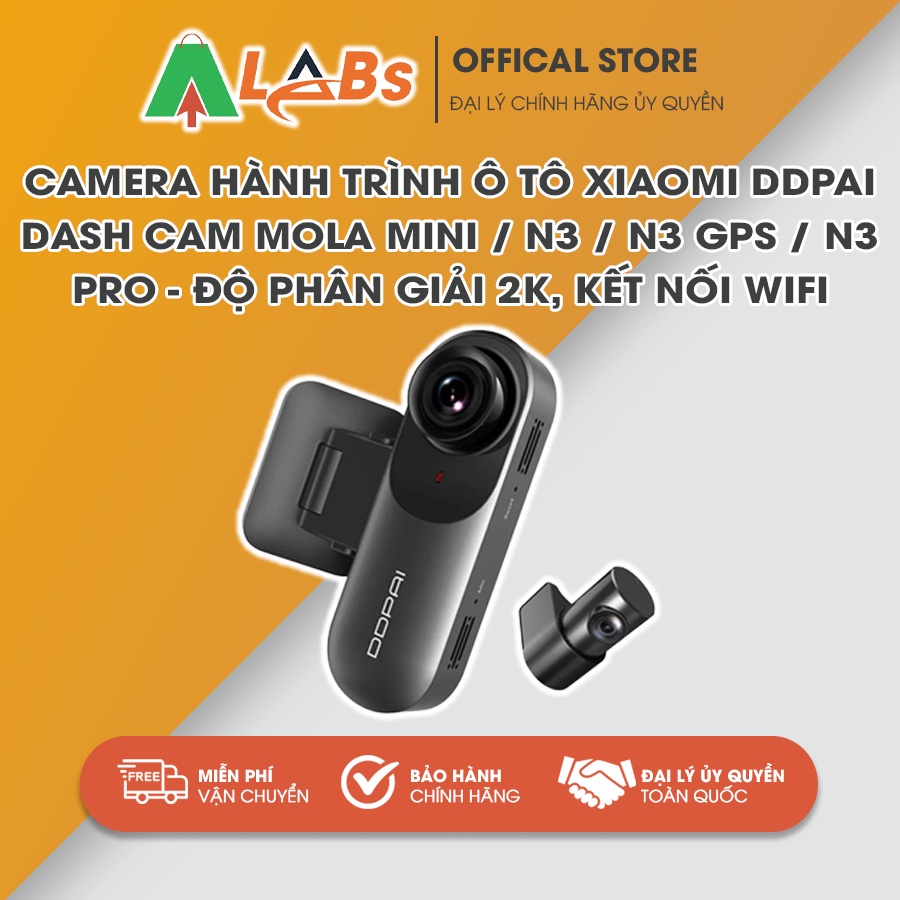 [HÀNG CHÍNH HÃNG] ️Camera hành trình ô tô Xiaomi DDPAI Dash cam Mola ...