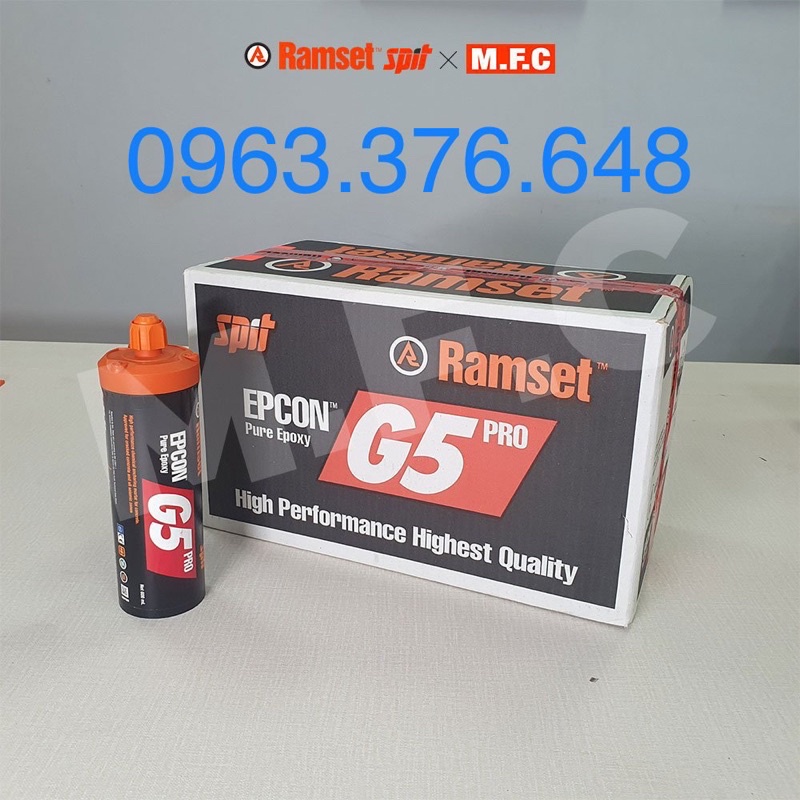 Keo Cấy Thép Ramset G5 Pro Có Sẵn Vòi Bơm | Shopee Việt Nam