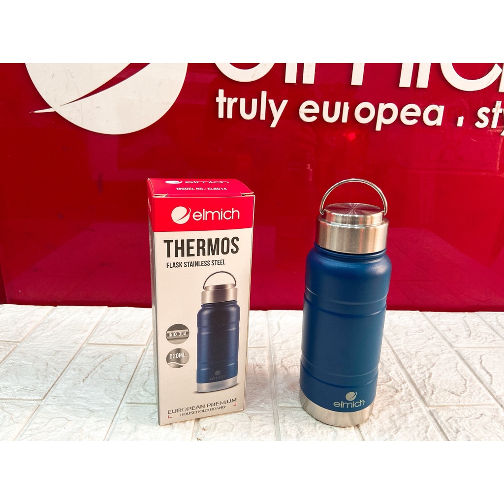 Bình giữ nhiệt Inox 304 Elmich EL8014 dung tích 520ml | Shopee Việt Nam