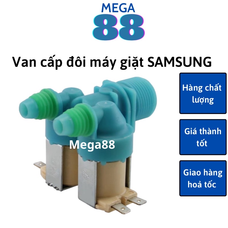 Van cấp nước đôi máy giặt Samsung - Van điện từ cấp nước máy giặt ...