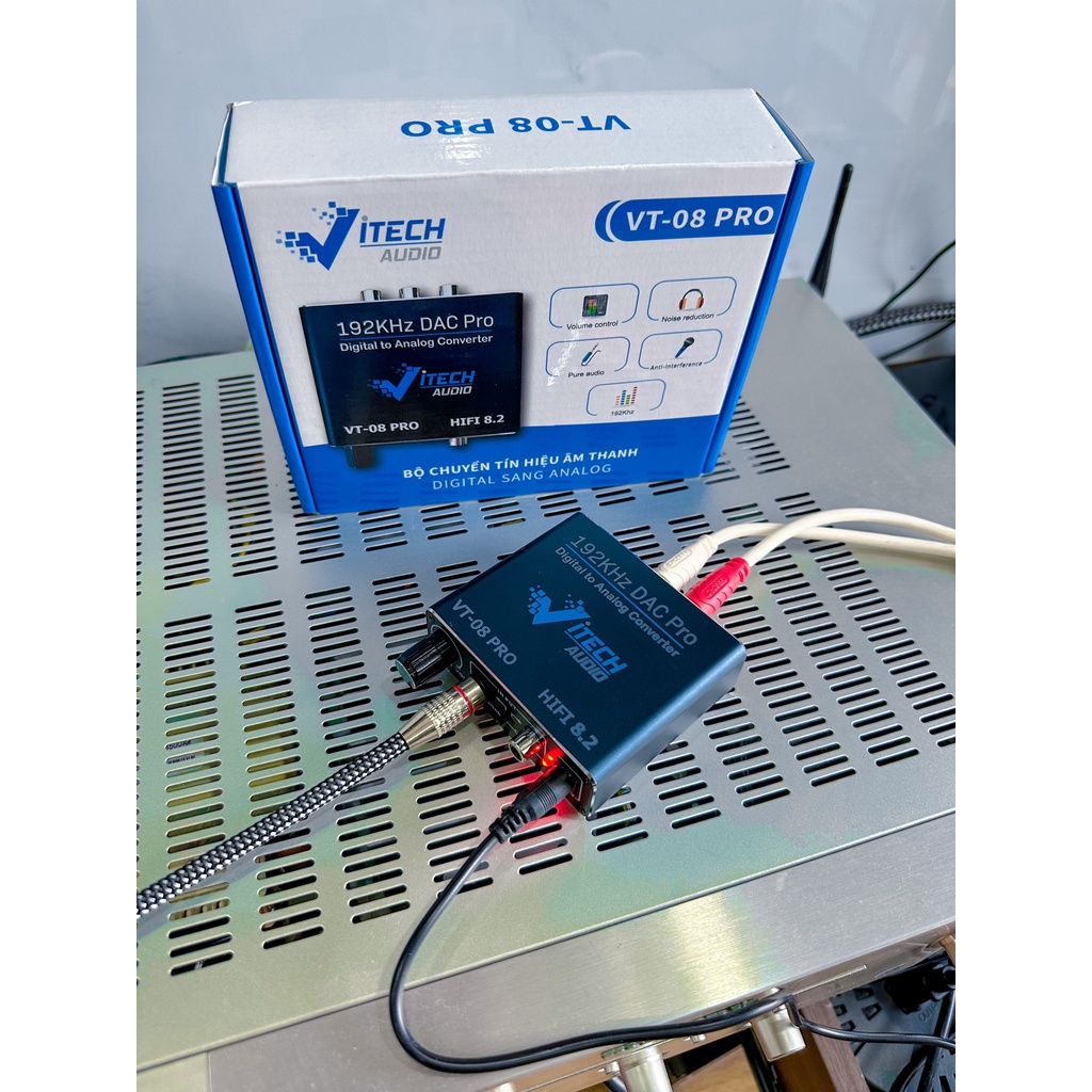 Bộ Chuyển Quang Optical Sang Audio VITECH VT08 PRO Chính Hãng Cao Cấp ...