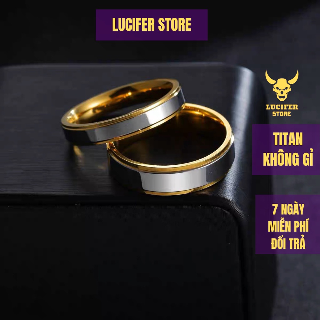 Nhẫn Nam Bạc Đẹp Cá Tính Unisex HipHop Basic Ngầu Trơn Nam Gody Ring ...