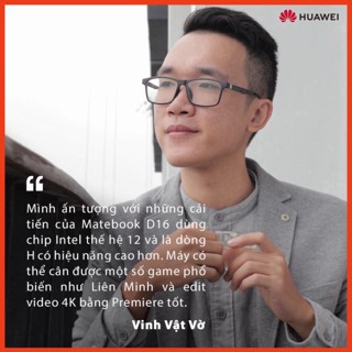 Máy Tính Xách Tay HUAWEI MateBook D 16 (16GB/512GB) FullView 16 ...