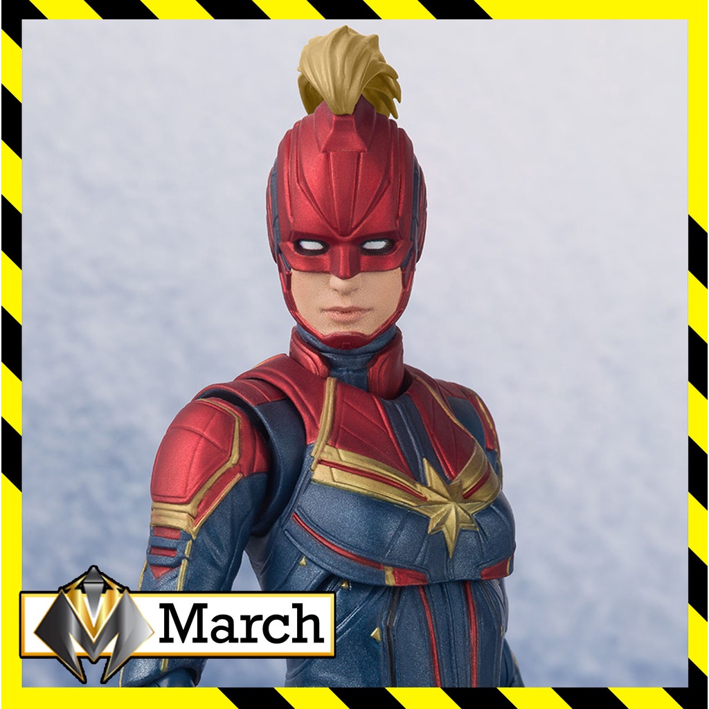 Mô hình chính hãng S.H.Figuarts SHF Captain Marvel | Shopee Việt Nam