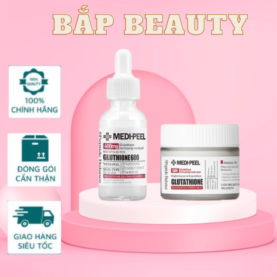 Combo Medipeel Serum Dưỡng Trắng MEDIPEEL Glutathione 600 White Combo ...