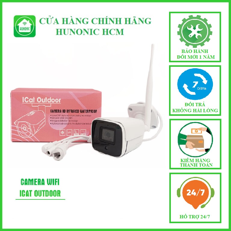 Camera thông minh Icat out door Hunonic Camera | Shopee Việt Nam