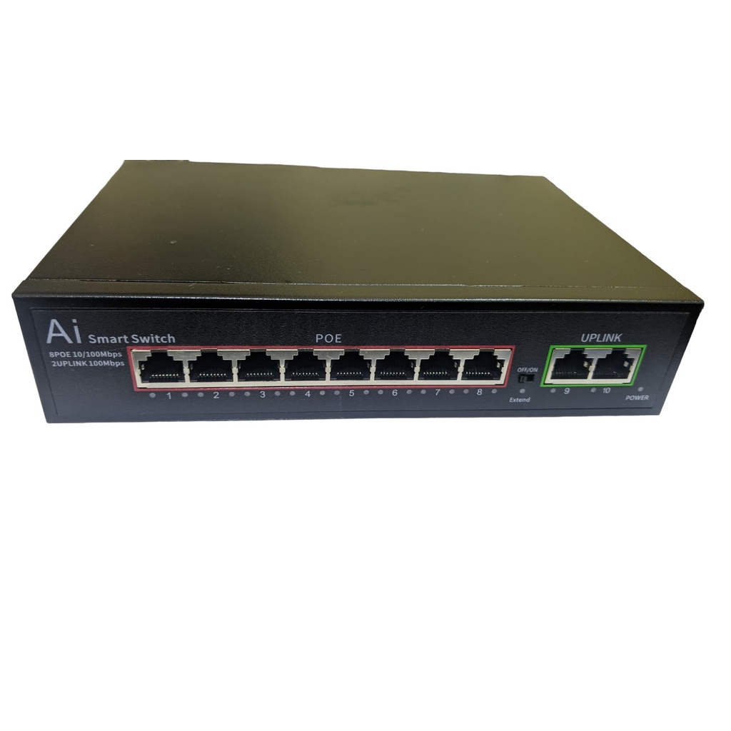 Switch poe AI - Smart Switch 4+2 cổng, 8+2 cổng, 10+2 - Bộ chia mạng ...