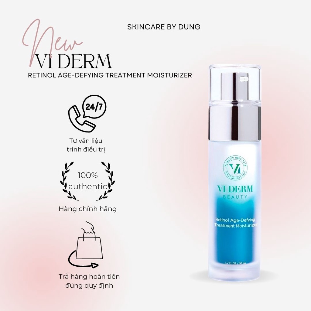[Hàng nhập Công Ty]Kem dưỡng chống lão hóa toàn diện Vi Derm Retinol ...