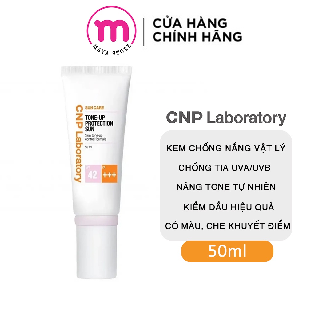 Kem chống nắng nâng tông da CNP Laboratory Tone-Up Protection Sun SPF42/PA+++ 50ml | Shopee Việt Nam