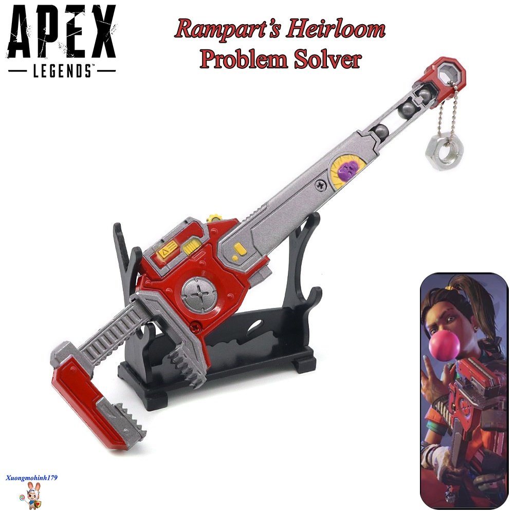Mô hình sưu tầm Apex Legend Cờ Lê Rampart Heirloom Problem Solver 21cm ...
