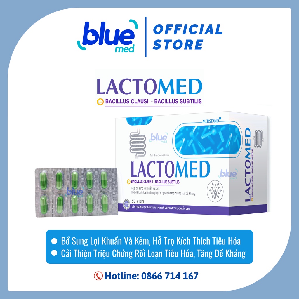 Men Vi Sinh LACTOMED - Tăng Sức Đề Kháng, Lợi Khuẩn, Kẽm, Lysin, Ăn ...