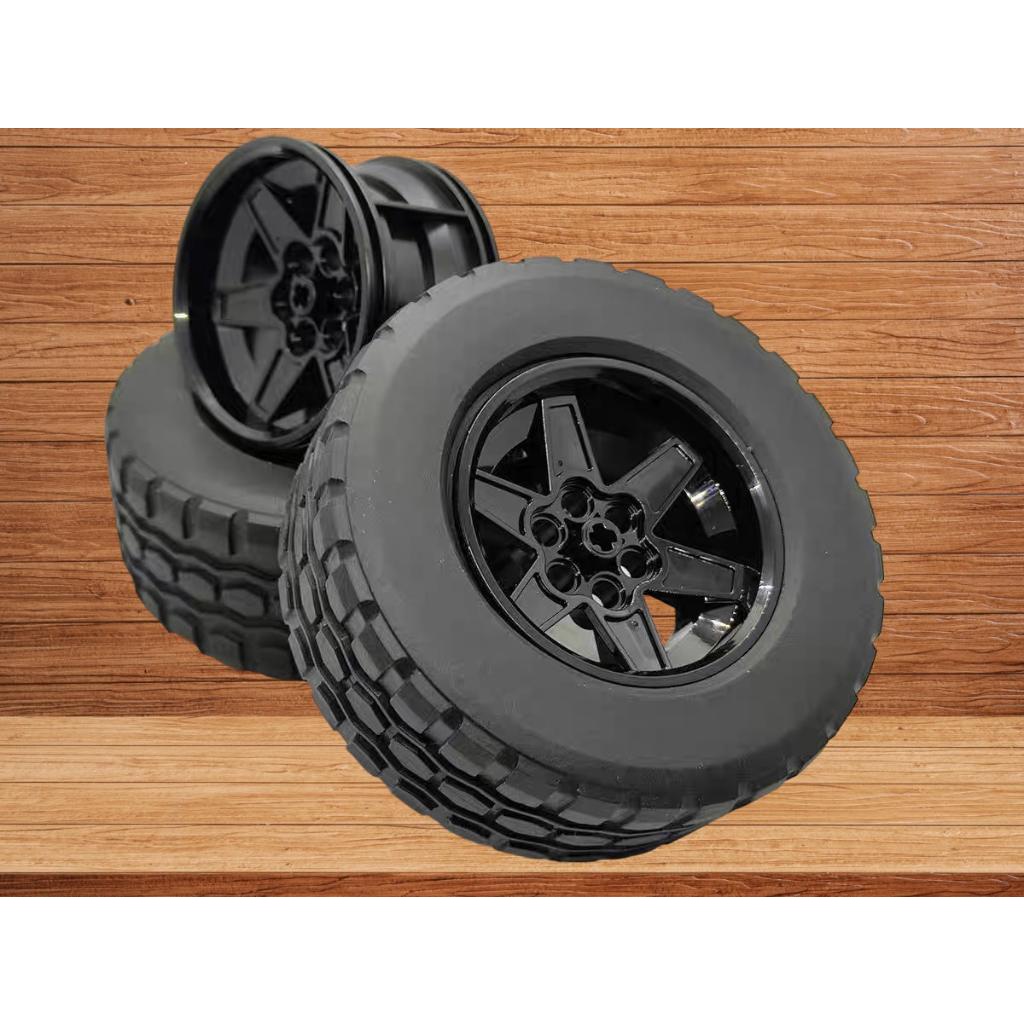 Một Bộ Bánh Lốp Xe Technic Kèm Mâm Kích Thước 94.3x38cm - Phụ Kiện MOC Tương Thích 92912 15038 ...