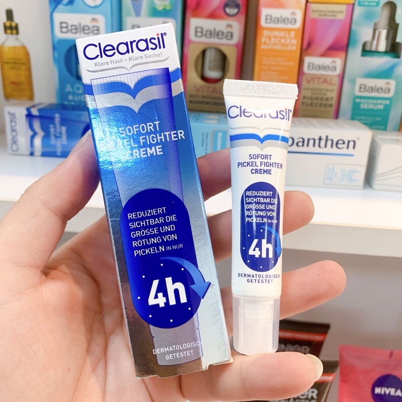 Kem ngừa mụn siêu tốc Clearasil Sofort Pickel Fighter Creme 4h - 15ml ...