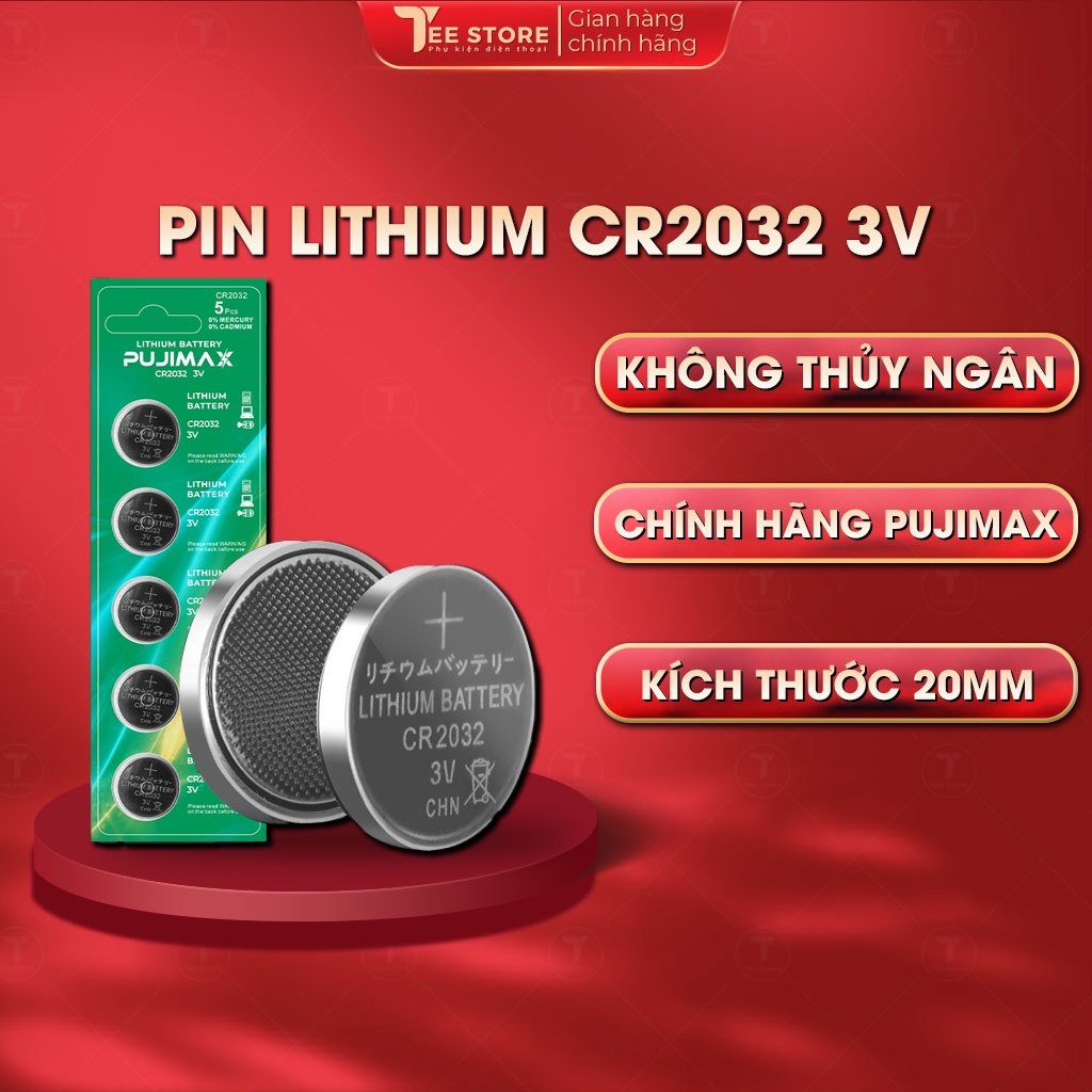Pin lithium CR2032 3V PUJIMAX, Pin CMOS CR2032 3V PUJIMAX - PCR2032 ...