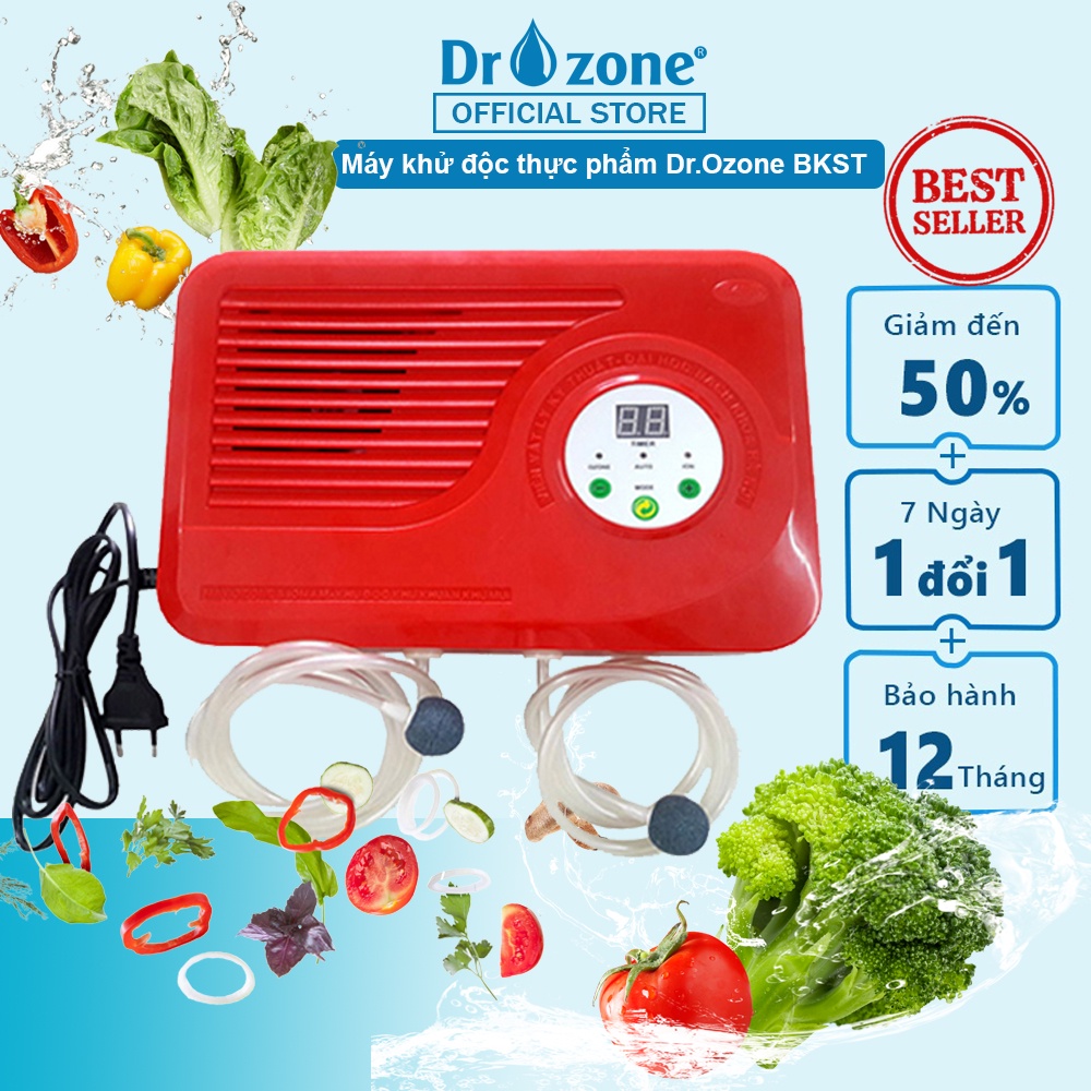 Máy khử độc thực phẩm rửa rau quả thịt cá Dr.Ozone BKST [ Hàng chính ...