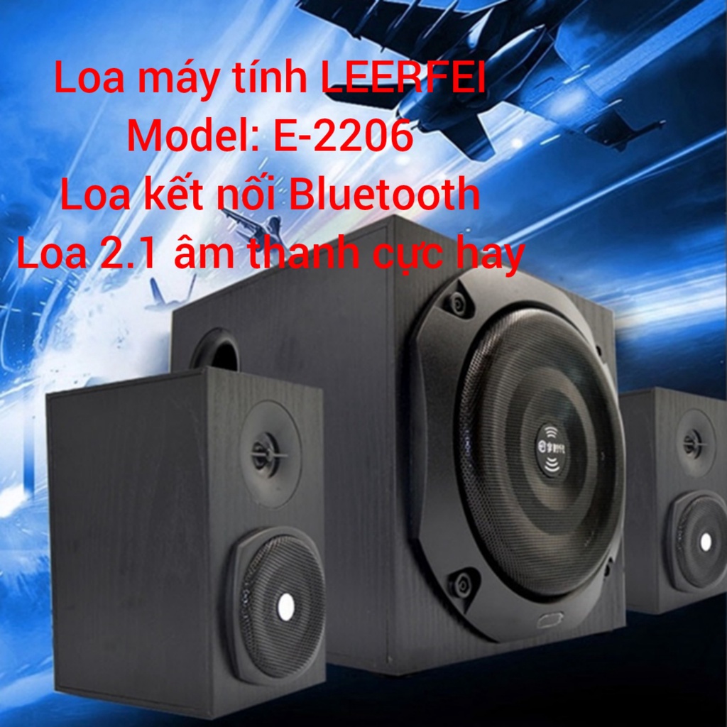 Loa Máy Tính LEERFEI E-2206 Loa 2.1 Để Bàn Bluetooth, USB, Thẻ Nhớ SD ...