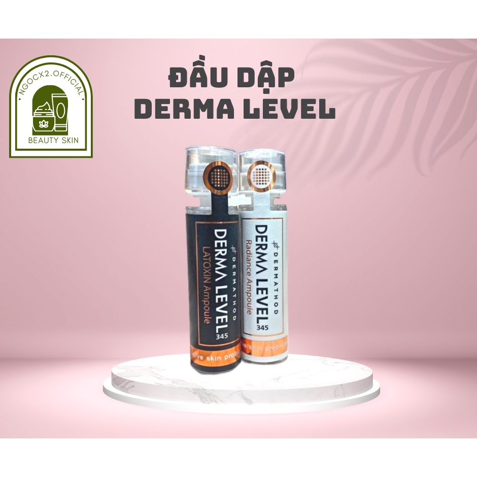 [lẻ 1 đầu] Đầu dập tái tạo collagen Dermathod Derma level 345 Hàn quốc ...