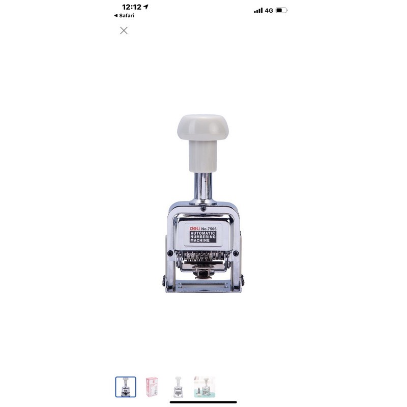 Dấu nhảy tự động 6 số Deli 7506 | Shopee Việt Nam
