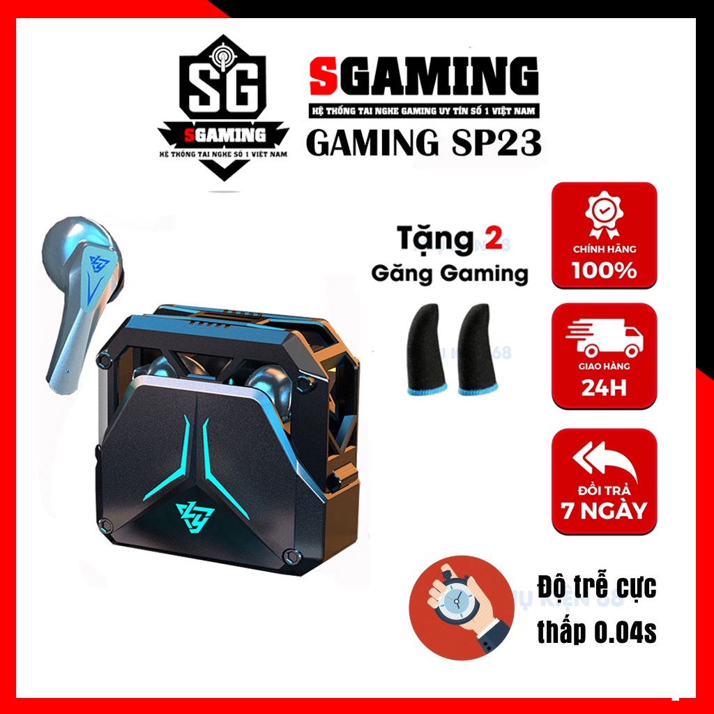 Tai Nghe Bluetooth Gaming SP23, Âm Thanh Hifi Sống Động, Cảm Ứng Bằng ...