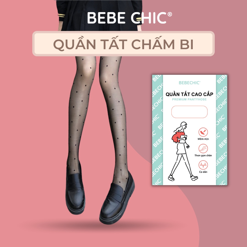Quần Tất Hoạ Tiết Chấm Bi Trái Tim Co Giãn Cao Cấp Bebechic Qt03 Shopee Việt Nam