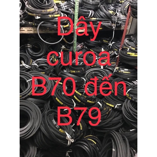 Dây Curoa Bản B đầu 7 B70,B71,B72,B73,B74,B75,B76,B77,B78,B79 | Shopee Việt Nam