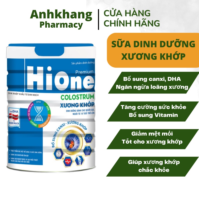 Sữa dinh dưỡng cao cấp Hi One Colostrum, Hỗ trợ đau nhức khớp, Bổ sung ...