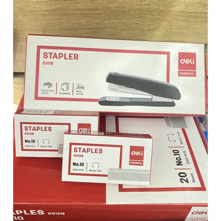 [Thanh Lý] Dập ghim Deli 0306 Chính hãng | Shopee Việt Nam