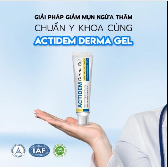 Gel giảm mụn Actidem Derma Gel dưỡng ẩm, giảm thâm 15 gram | Shopee ...