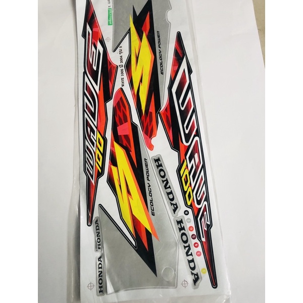 Tem Wave 100 - 2004 S Bạc Đen Thái ( Wave Cũ , Wave Nhỏ) | Shopee Việt Nam