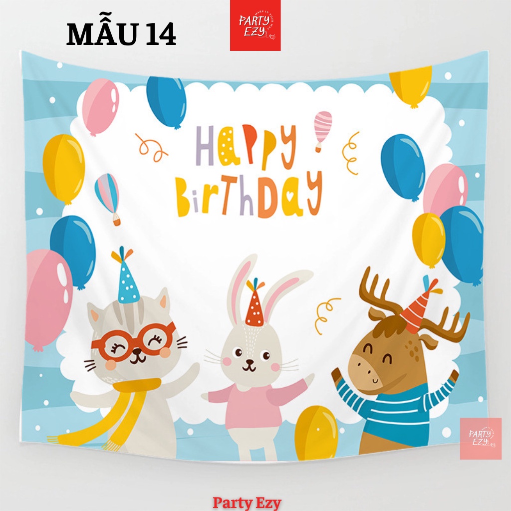 BACKDROP/VẢI TREO TƯỜNG TRANG TRÍ TIỆC SINH NHẬT (NHIỀU MẪU, 2 SIZE ...