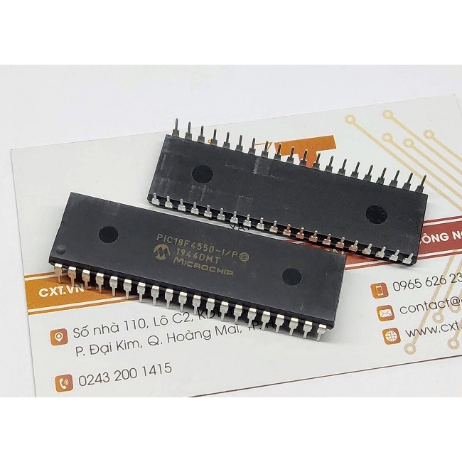 Pic18f4550 Ip Ic Mcu 8bit 32kb Flash 40dip Shopee Việt Nam 