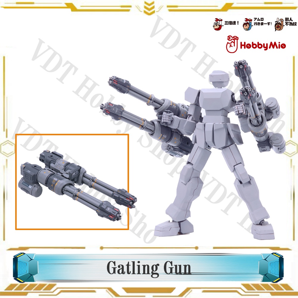 Hobby Mio: Bộ Gatling WK-01 cho mô hình gunpla MG, RG, HG ( tặng kèm decal nước ) | Shopee Việt Nam
