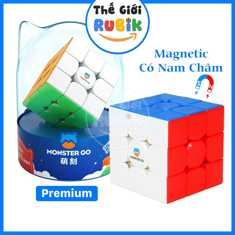GAN Monster Go 3 Rubik 3x3 có nam châm MG3 Premium chính hãng GAN CUBE ...