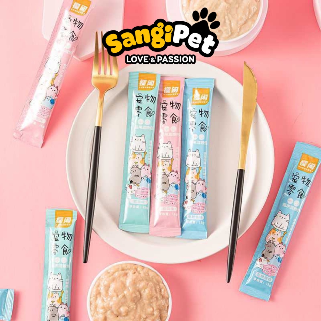 Súp thưởng SHIZUKA, PET SNACK, LIEBAO 15g - Soup thưởng cho mèo dinh ...