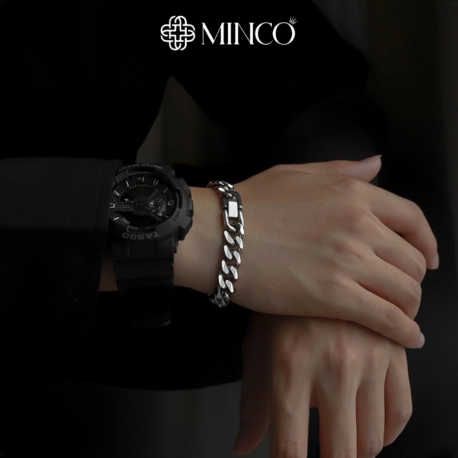 Lắc Tay Nam xích Streetwear Minco Accessories phụ kiện thời trang phong cách ngầu LT16 | Shopee ...