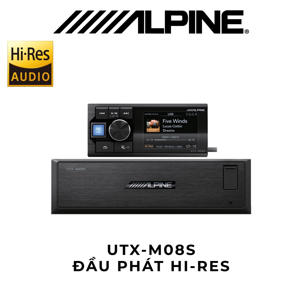 UTX-M08S Đầu phát nhạc Hires Alpine | Shopee Việt Nam