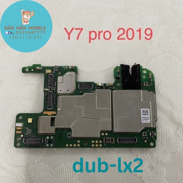 MAIN BOARD CHO MẠCH CHỦ CHO HUAWEI Y7 pro 2019 DUB-LX2 ZIN THÁO MÁY ...