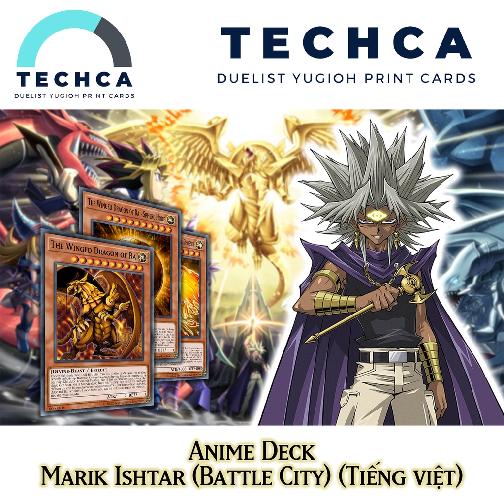 Bài In Tiếng Việt - Bộ bài Yugioh - Anime Deck - Marik Ishtar (Battle ...