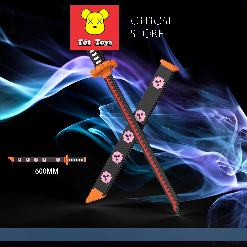 Kiếm lắp ráp kiếm katana Kiếm enma Kiếm Zoro Kiếm Zenitsu Kiếm Le go có ...
