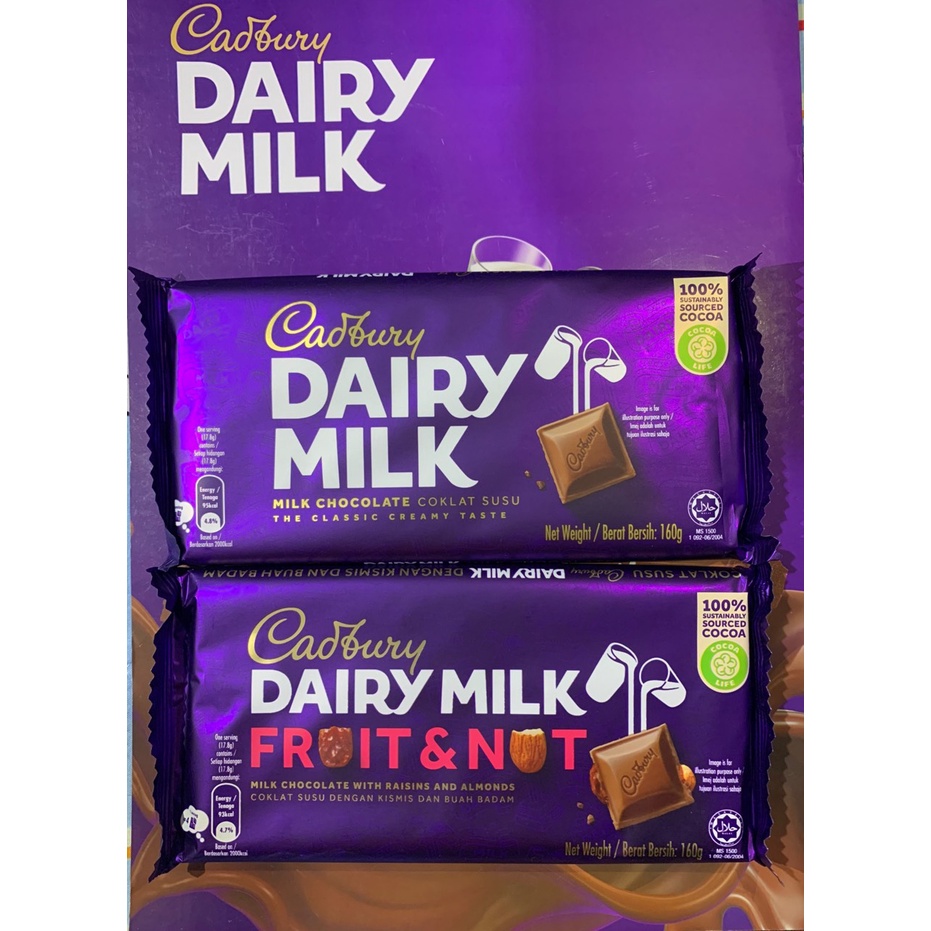 Socola Cadbury Dairy Milk 160g/135g - mua càng nhiều giá càng rẻ ạ ...