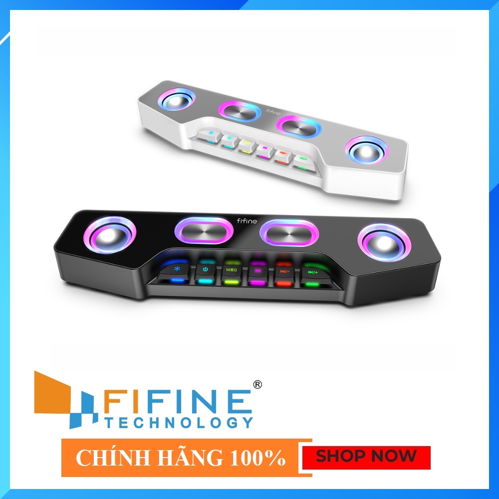 FIFINE A16 (Black) - Loa Gaming RGB | Kết Nối Bluetooth 5.1 | Dành Cho ...