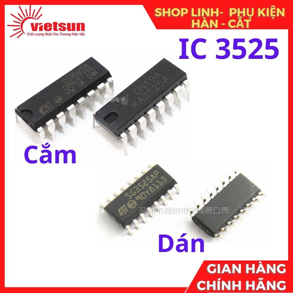 IC3525- linh kiện sửa chữa máy hàn | Shopee Việt Nam