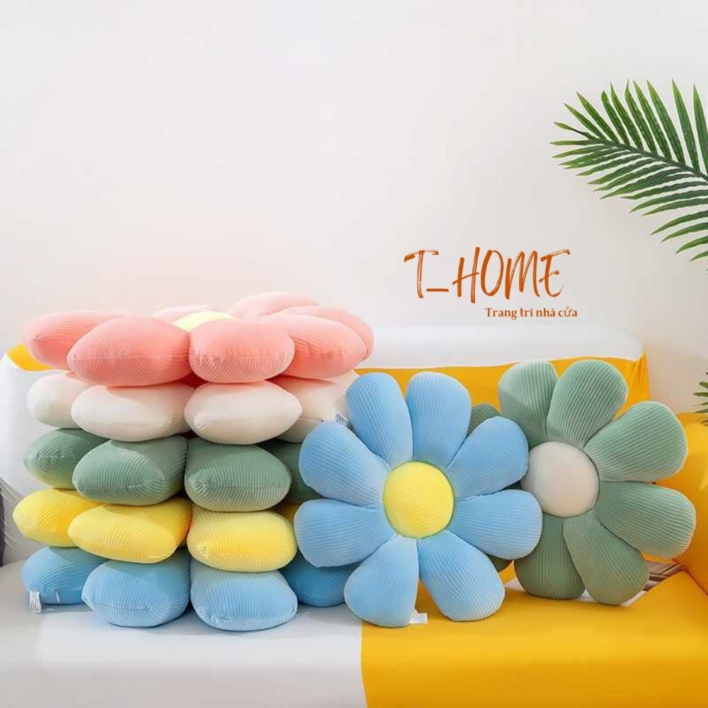 Gối Tựa Lưng, Đệm Gối Văn Phòng, Gối Trang Trí Sofa Hình Bông Hoa 8 ...