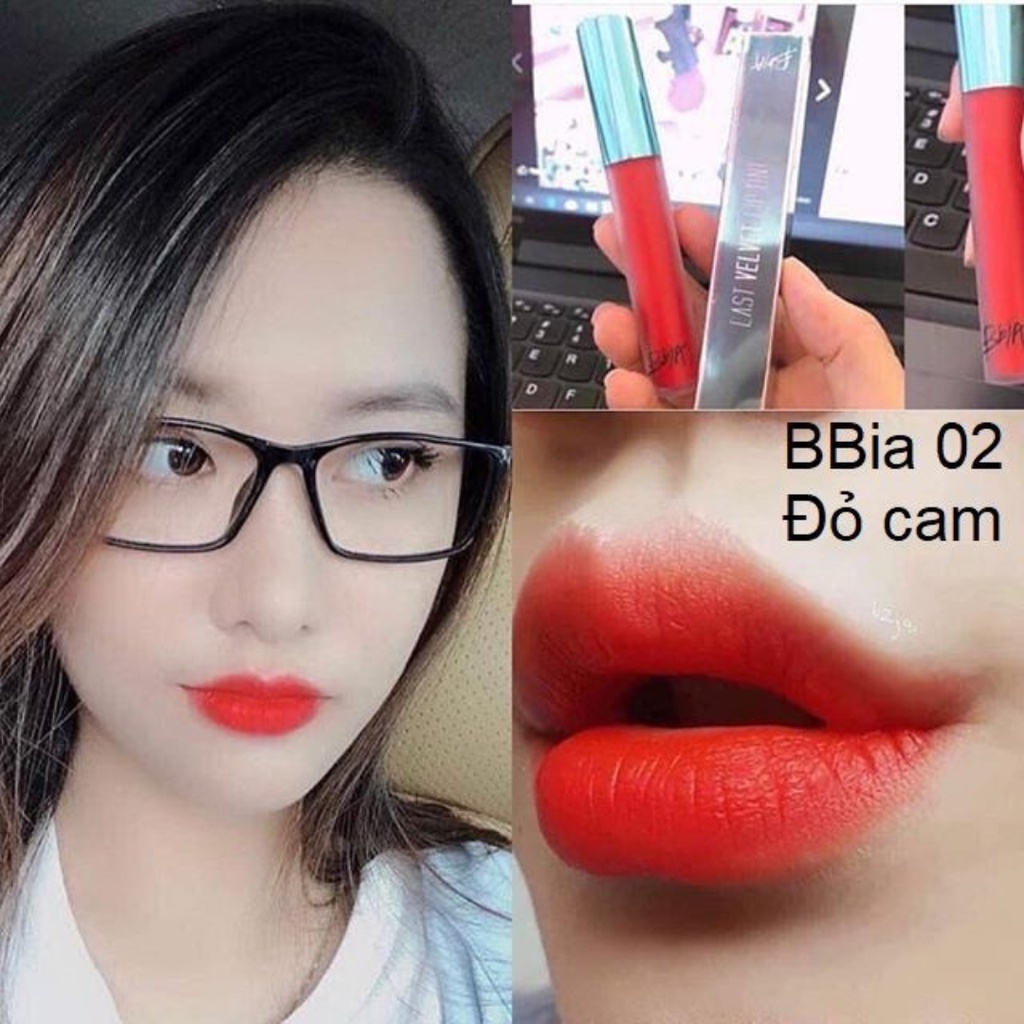 Son Bbia 02 Extra Bounce Đỏ Cam Son Kem Lì Bbia Last Velvet Lip Tint 5g ...