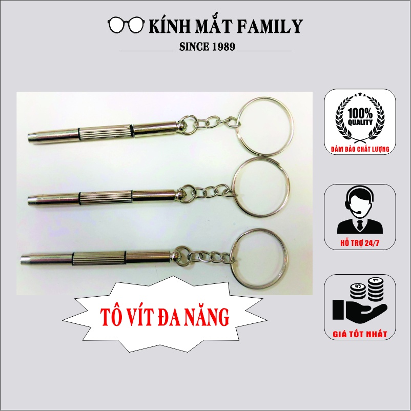 Tua vít mini đa năng hai đầu dùng để sửa chữa vặn ốc vít của kính mắt ...