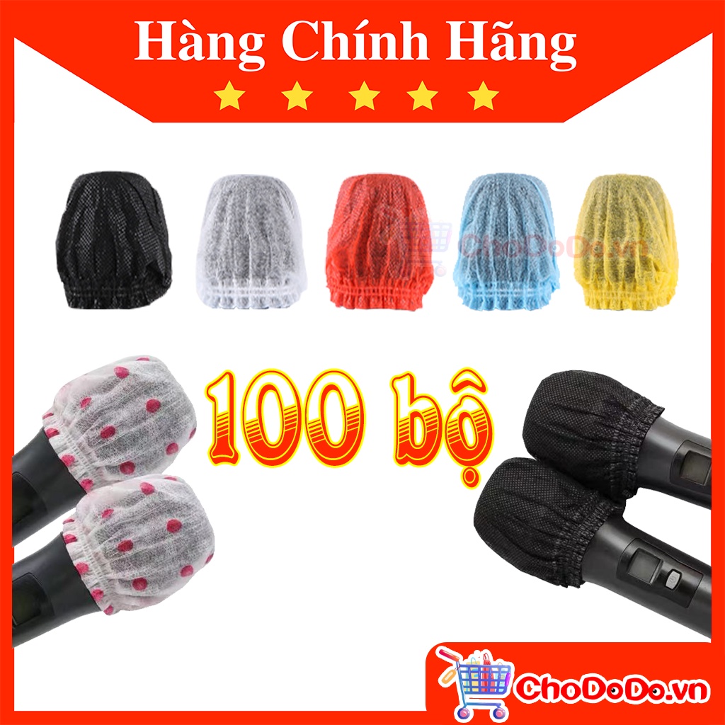 [Hàng loại 1] Combo 100 đầu bọc Mic Dùng 1 lần chuyên KARAOKE - Vải DÀY ...
