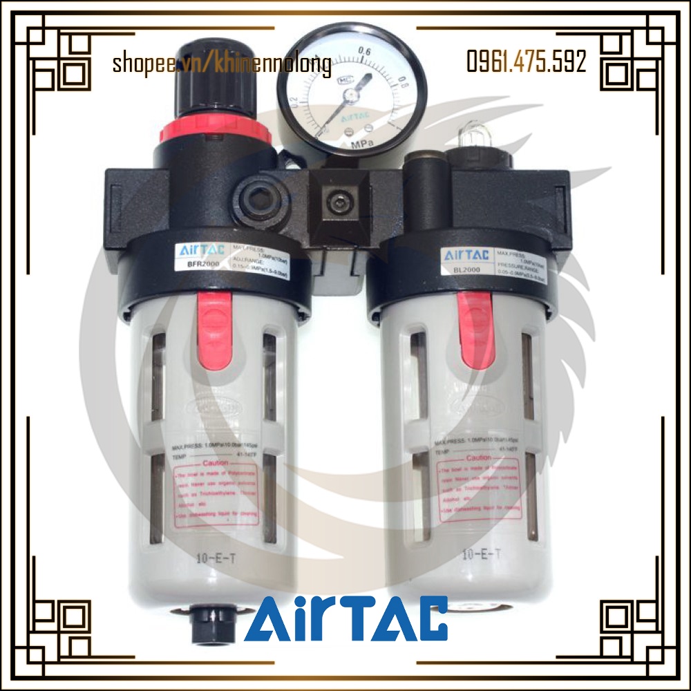 Bộ Lọc Đôi Khí Nén AirTAC BFC2000 (ren 13mm) | Shopee Việt Nam