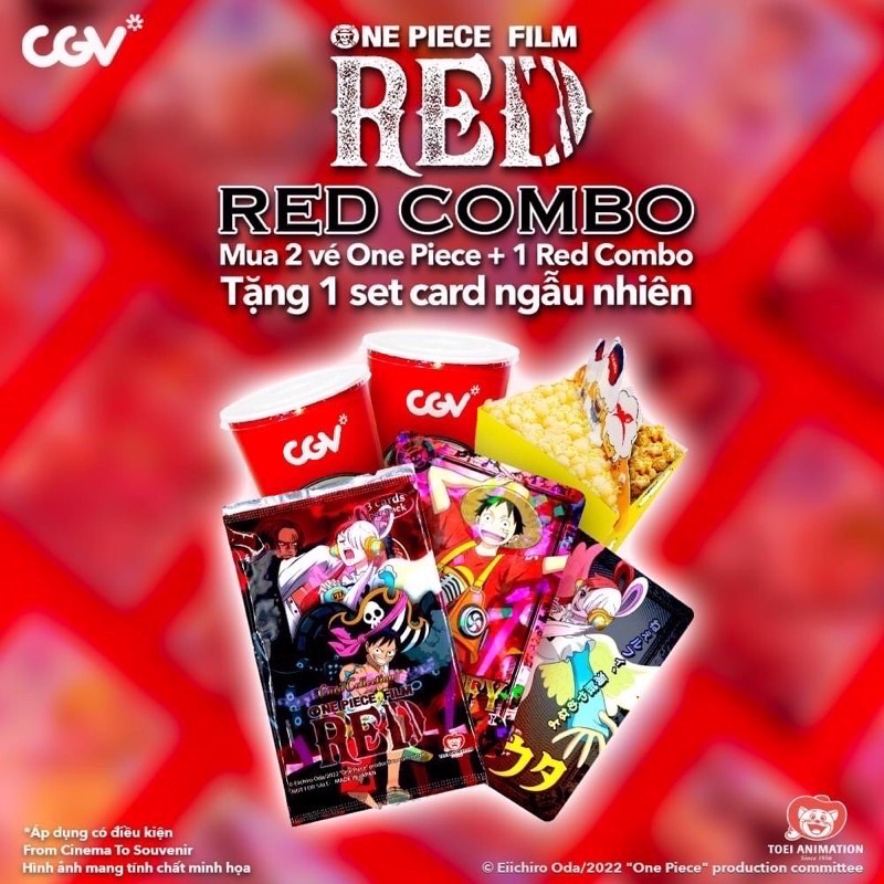 Pack Card One Piece Film Red CGV | Shopee Việt Nam