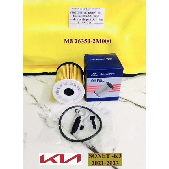 Lọc nhớt ô tô mã 26350-2M000 Huyndai Tucson, Creta,Elantra 2021-2023 ...