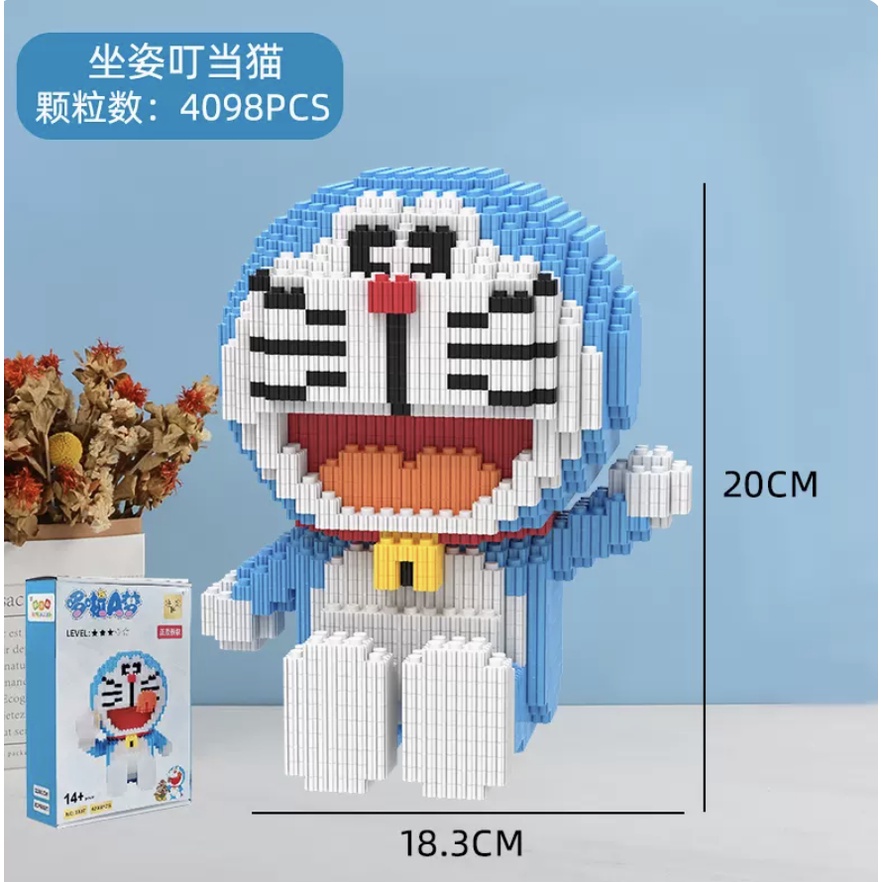 TẶNG BÚA! Bộ lego doremon cao 20cm | Shopee Việt Nam